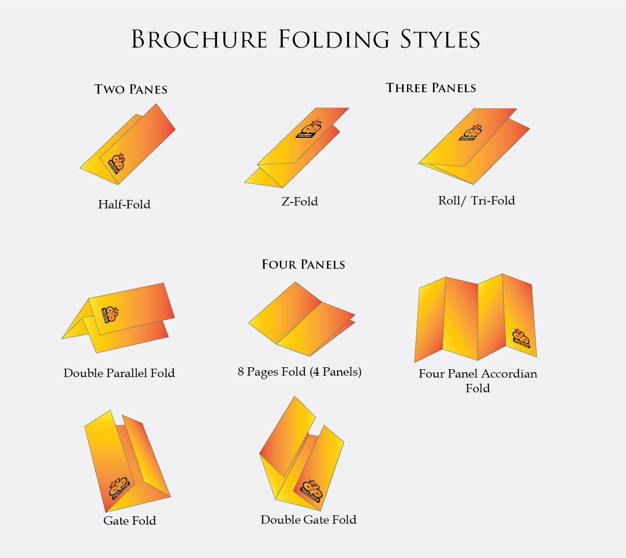 Standard Trifold Brochures - All Inclusive Price – Allwin Printing